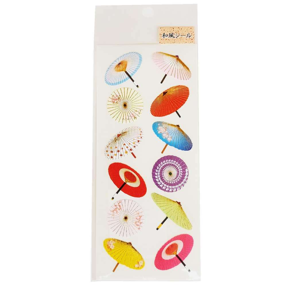 Sticker Parasol Japonés